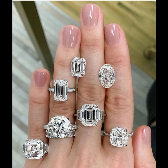 Sim Dia | Jewelry | 75ct Emerald Cut Swarovski Solitaire Ring | Poshmark